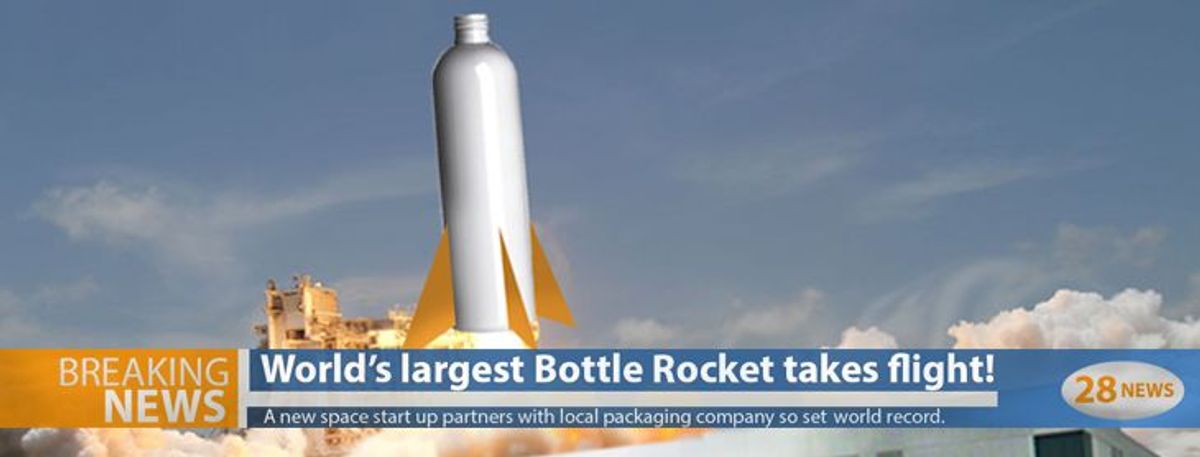 World's Largest Bottle Rocket Takes Flight